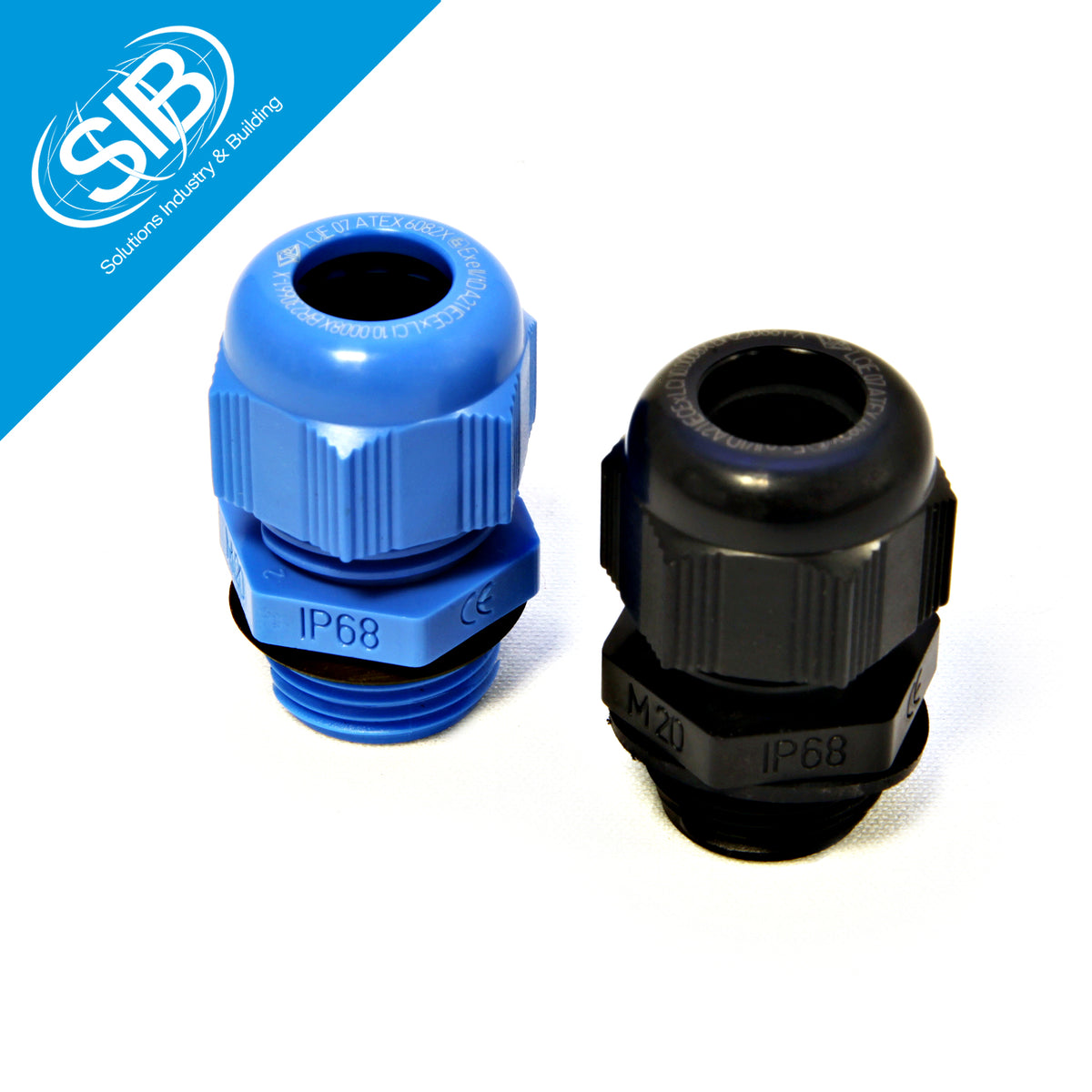 SIB TEC France - ATEX Polyamide Compression Gland (Metric) LONG THREAD ...