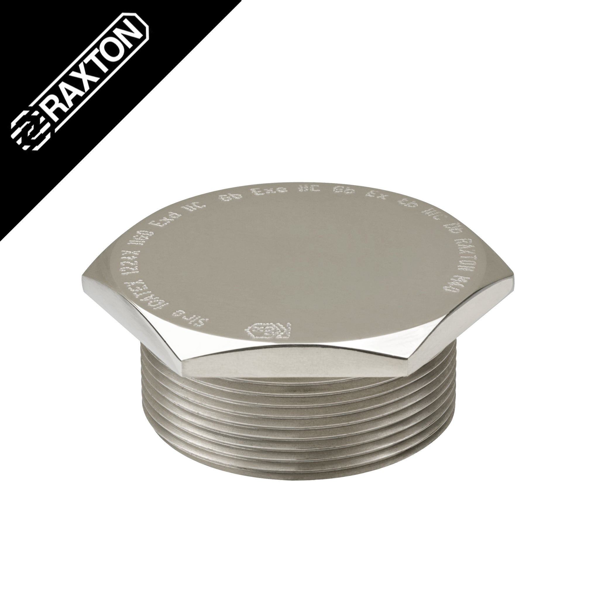 Eaton Raxton Brass Nickel Plated Stopping Plugs for Hazardous Areas ...